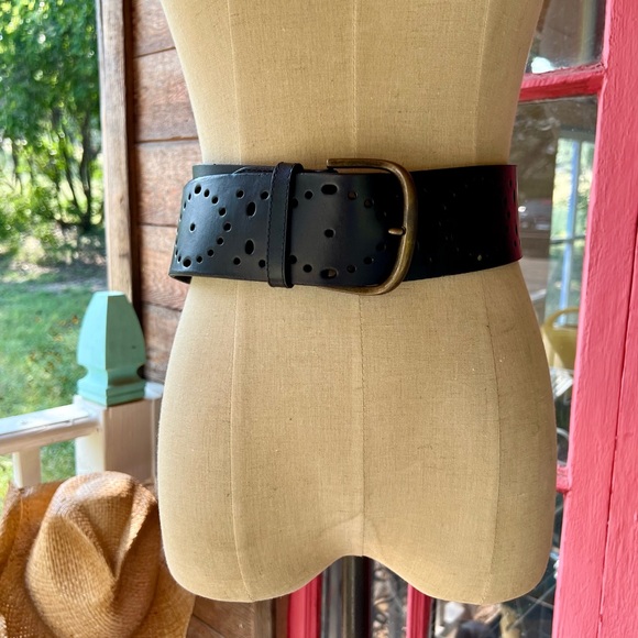 CAbi | Accessories | Cabi Genuine Punched Leather Belt | Poshmark